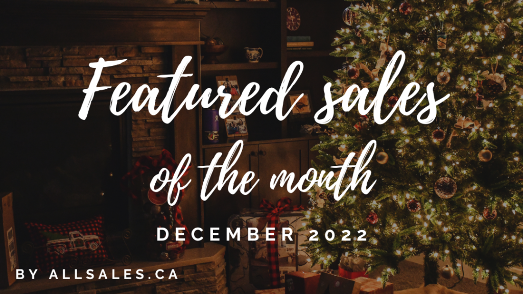 allsales.ca blog | Featured Sales of The Month – December 2022