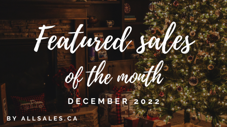 allsales.ca blog | Featured Sales of The Month – December 2022