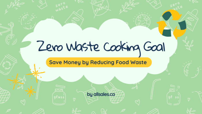 allsales.ca blog | Zero-Waste Cooking Goal: Save Money by Reducing Food ...